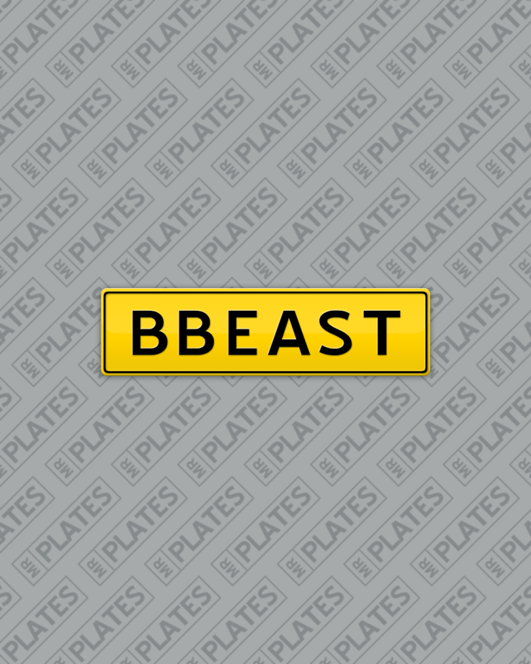 BBEAST (Be. Beast Big Beast) Number Plates For Sale, NSW - MrPlates
