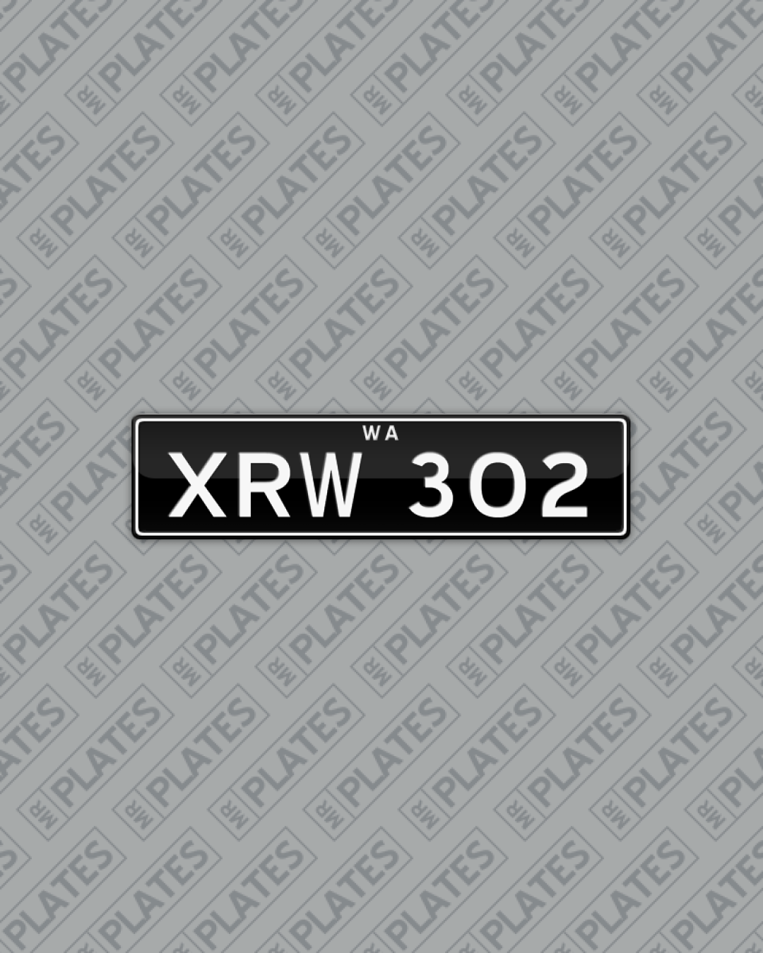 XRW 302 Number Plates For Sale, WA - MrPlates