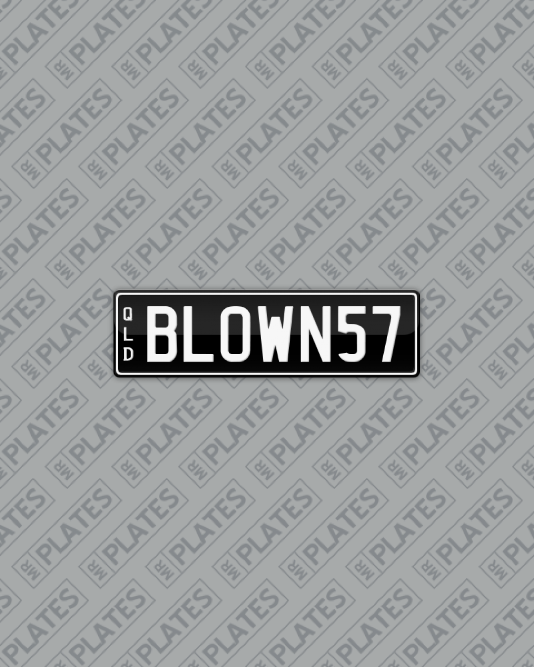 BLOWN57 (Blown 57 Chev) Number Plates For Sale, QLD - MrPlates