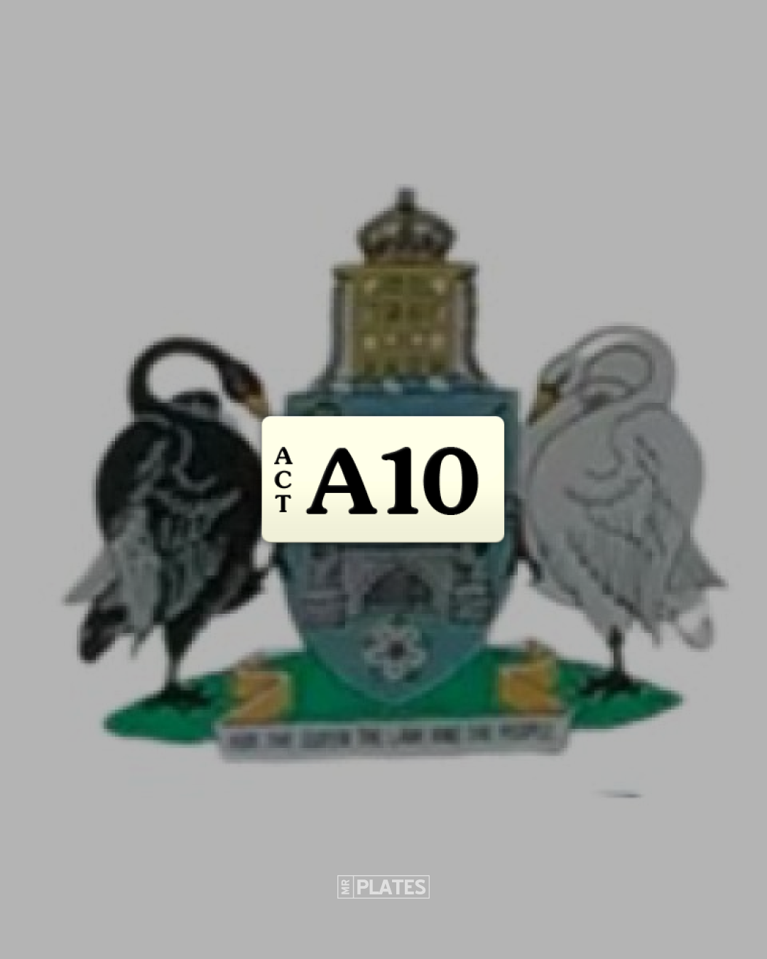 A10 Number Plates For Sale, ACT - MrPlates