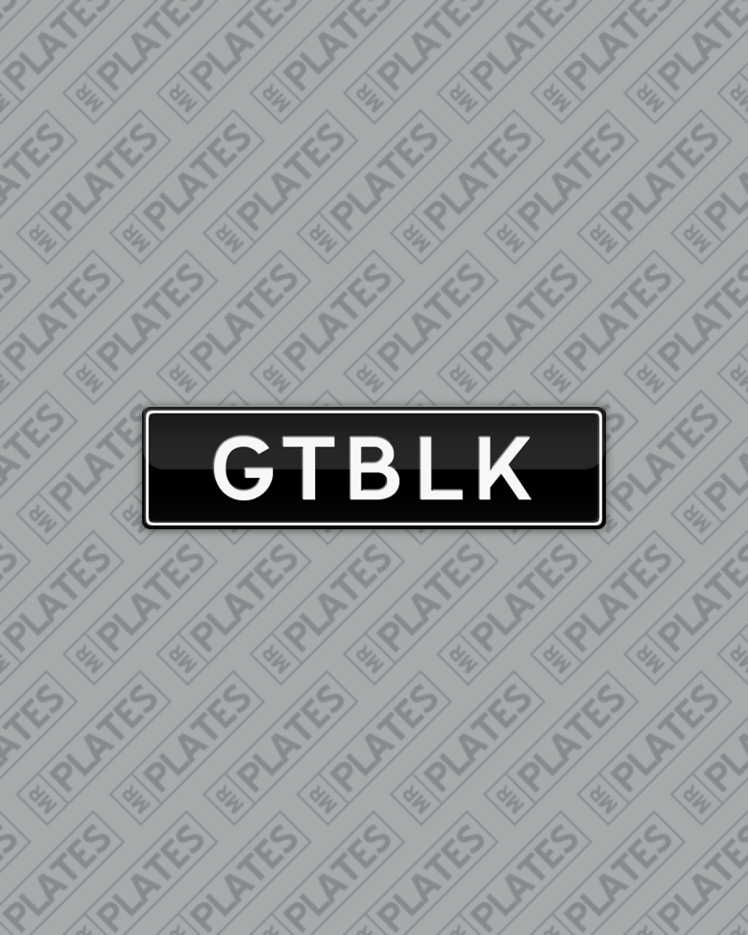 GTBLK (AMG GT Black Series) Number Plates For Sale, NSW - MrPlates