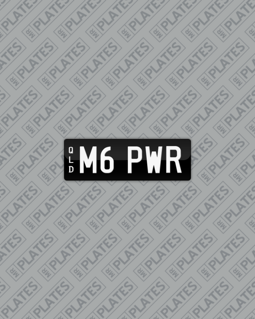 M6 PWR (BMW M6 Power) Number Plates For Sale, QLD - MrPlates