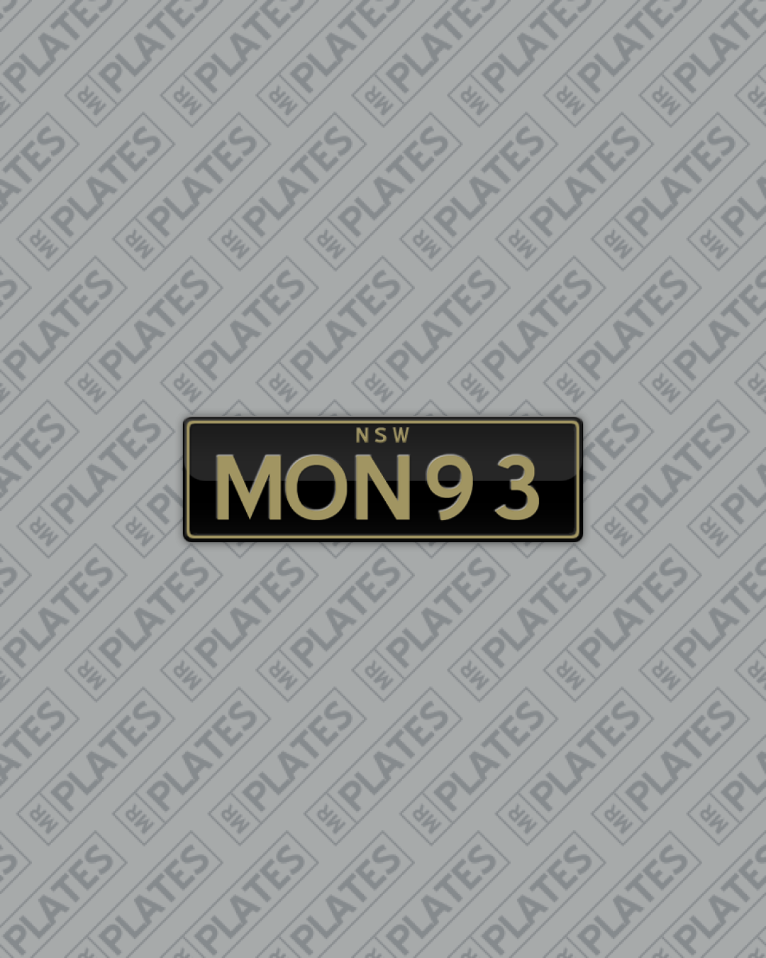 MON93 (1993 Ducati Monster) Number Plates For Sale, NSW - MrPlates