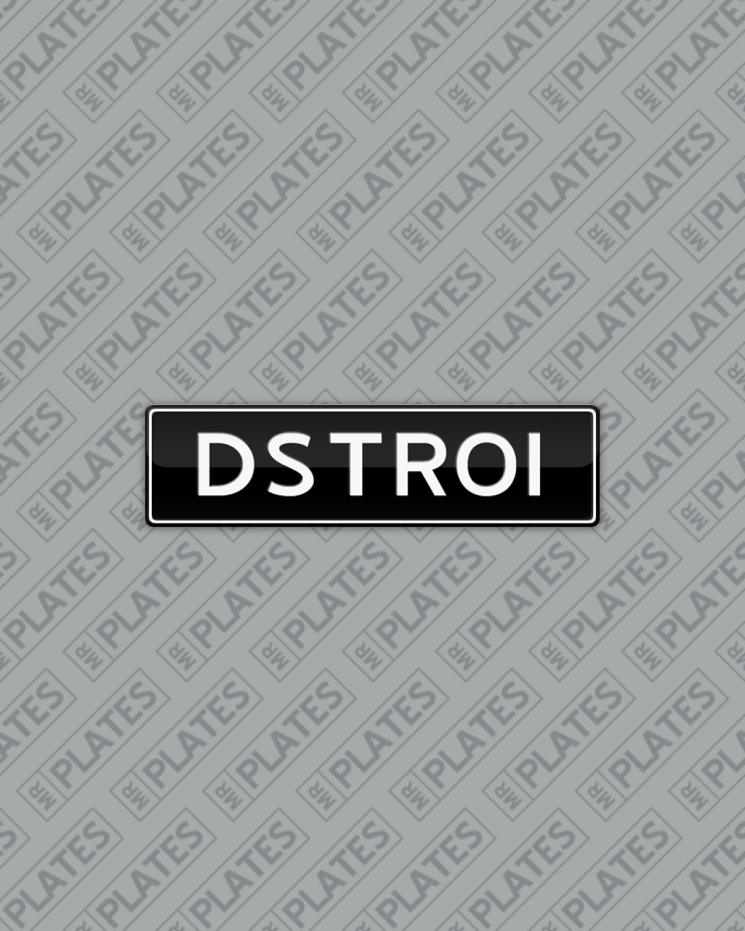DSTROI (Destroy) Number Plates For Sale, VIC - MrPlates