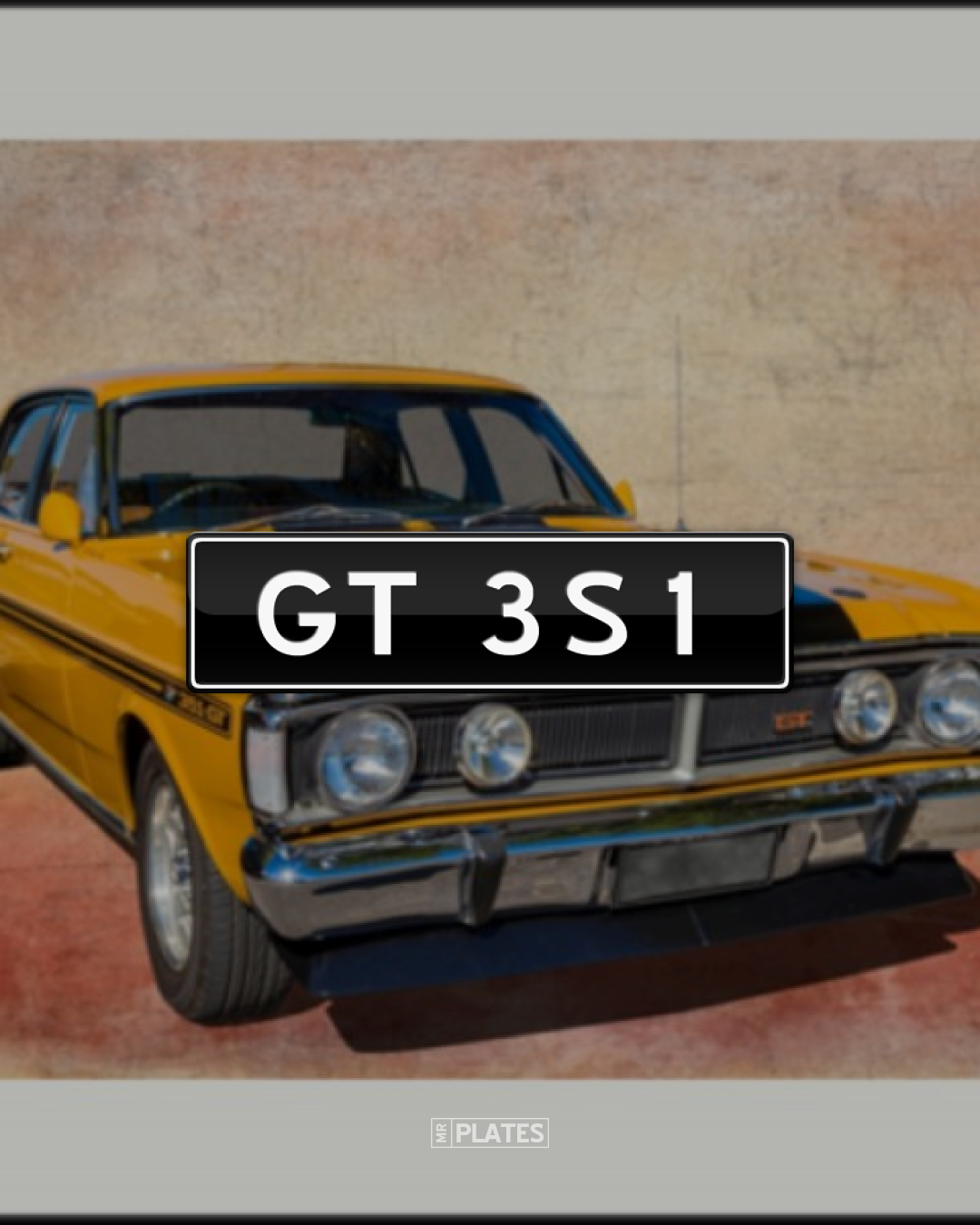 GT 3S1 (GT 351) Number Plates For Sale, QLD - MrPlates