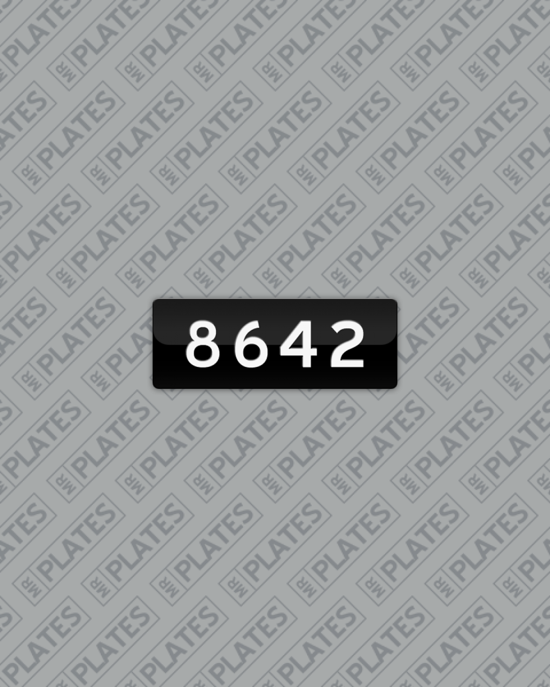 8642 (Sequential Numbers) Number Plates For Sale, NSW - MrPlates