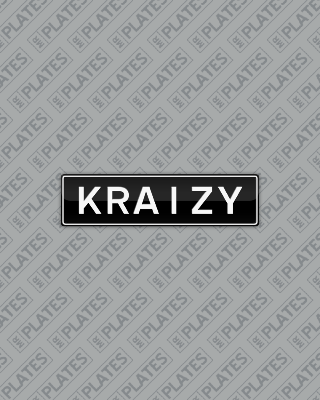 KRAIZY Number Plates For Sale, VIC - MrPlates