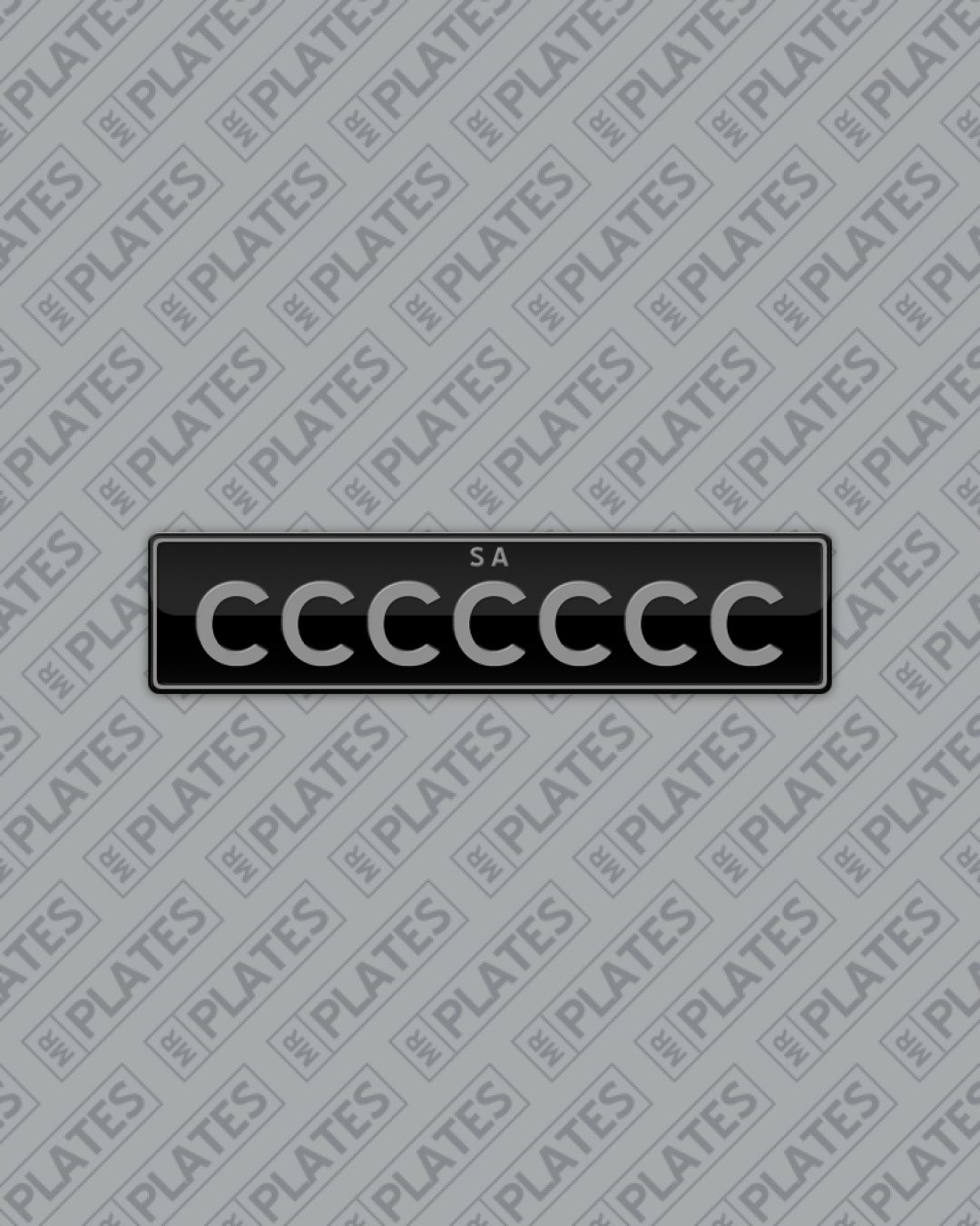 CCCCCCC Number Plates For Sale, SA - MrPlates