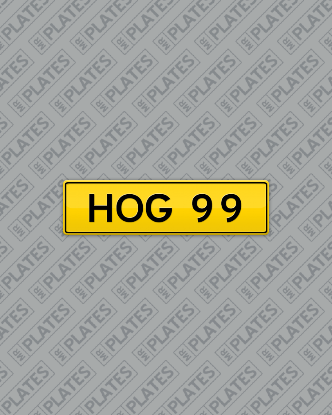 HOG 99 Number Plates For Sale, NSW - MrPlates