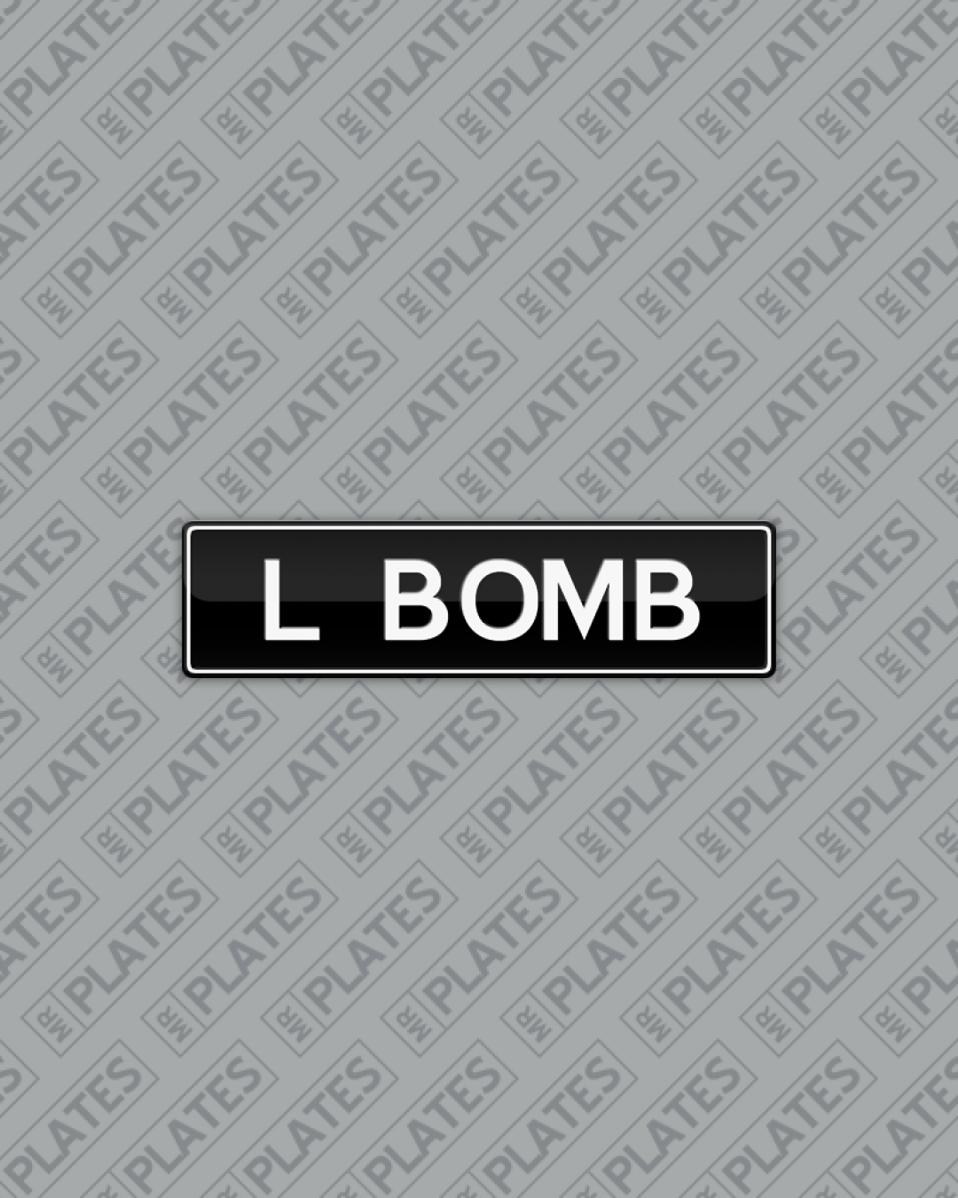 L BOMB Number Plates For Sale, QLD - MrPlates