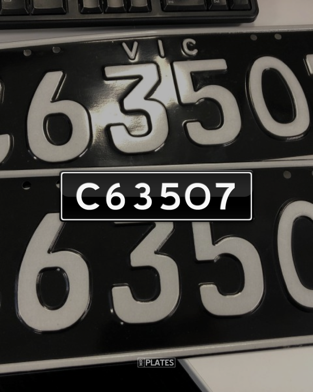 C635O7 (Mercedes C63 507) Number Plates For Sale, VIC - MrPlates