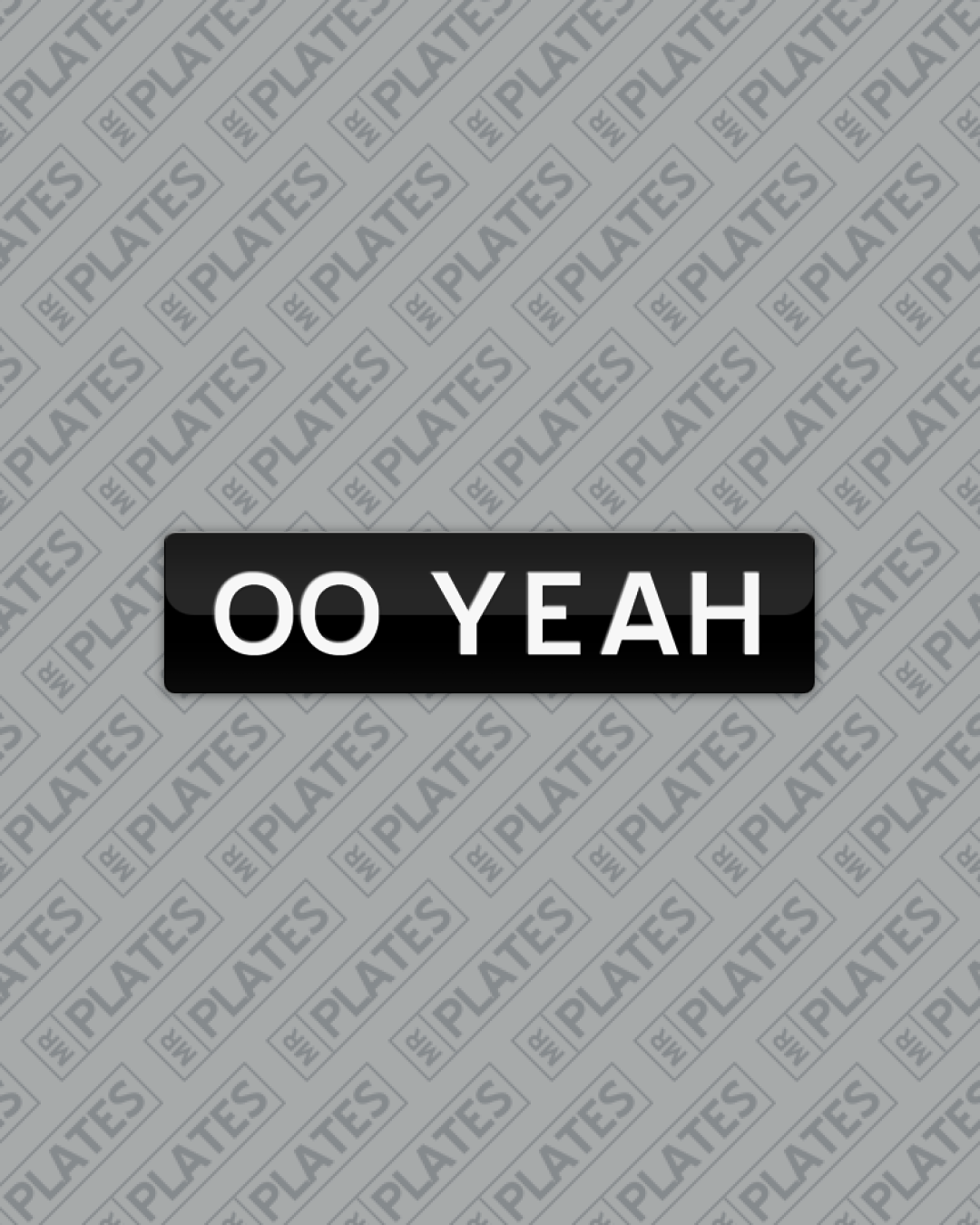 OO YEAH Number Plates For Sale, QLD - MrPlates