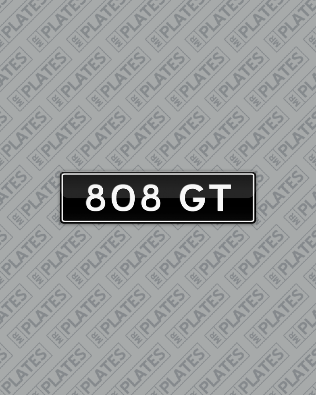808 GT Number Plates For Sale, VIC - MrPlates