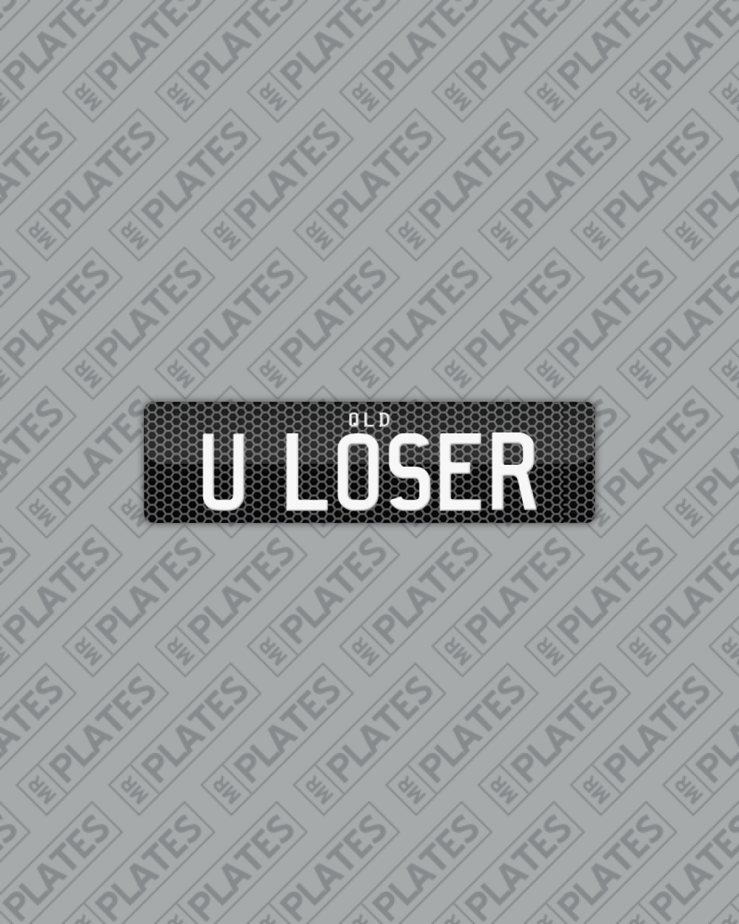 U LOSER (You Loser) Number Plates For Sale, QLD - MrPlates