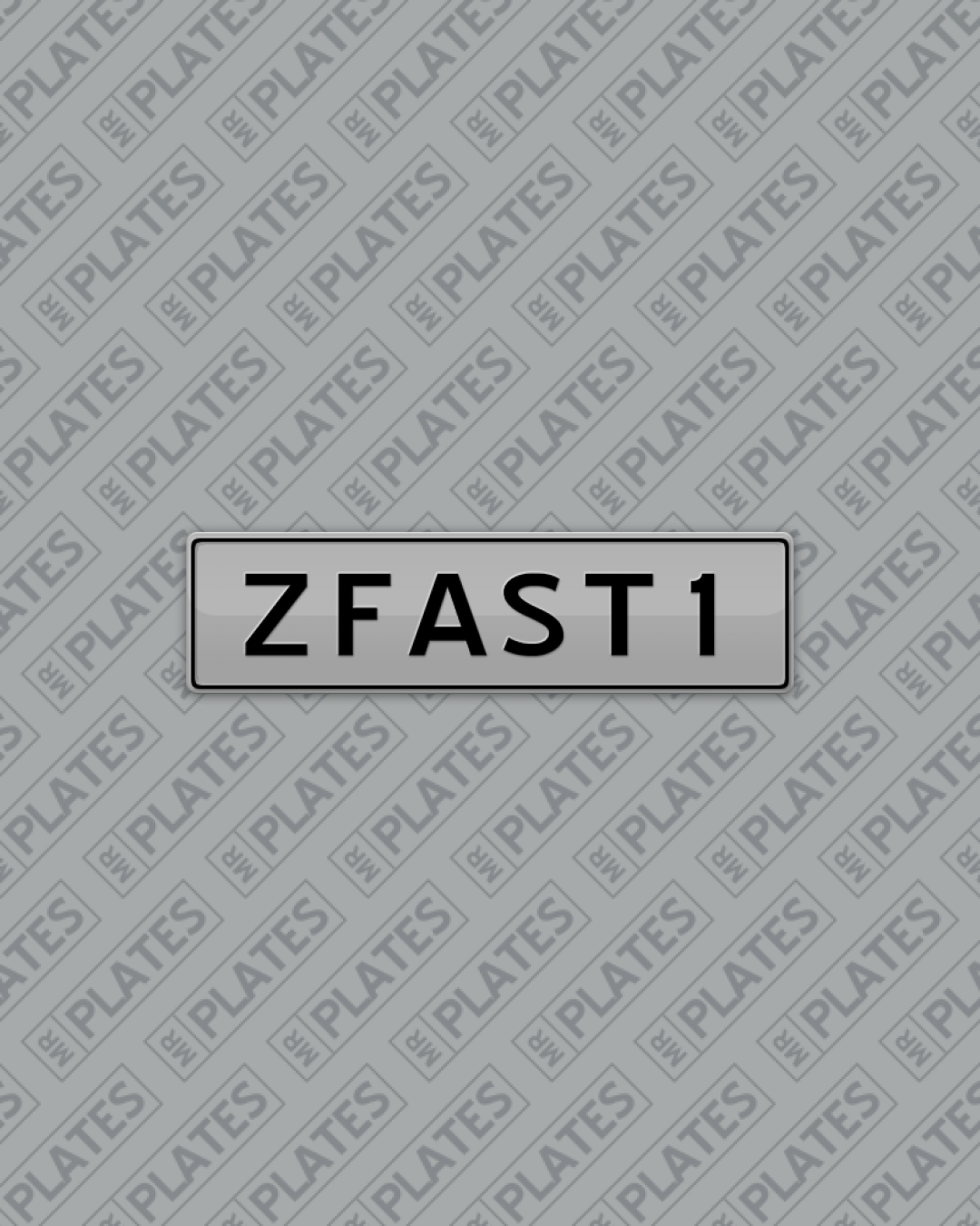 ZFAST1 (The Fast One) Number Plates For Sale, QLD - MrPlates
