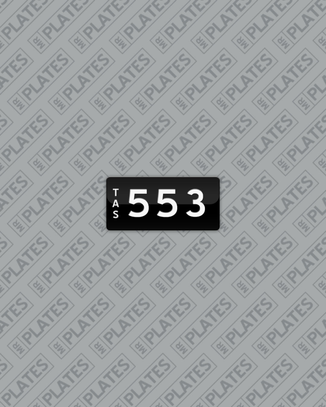 553 (AAB Combination Three Digit Tas Heritage) Number Plates For Sale ...