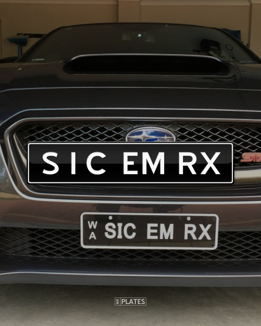 SIC EM RX (Sick Em Rex) Number Plates For Sale, WA - MrPlates