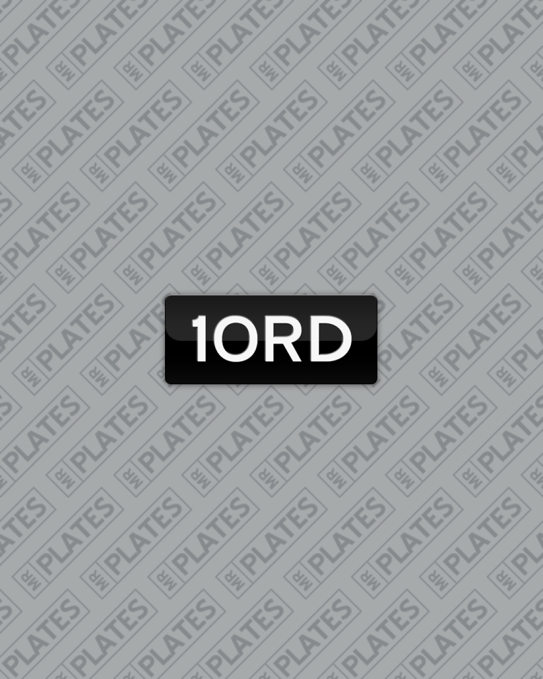 1ORD (LORD) Number Plates For Sale, NSW - MrPlates