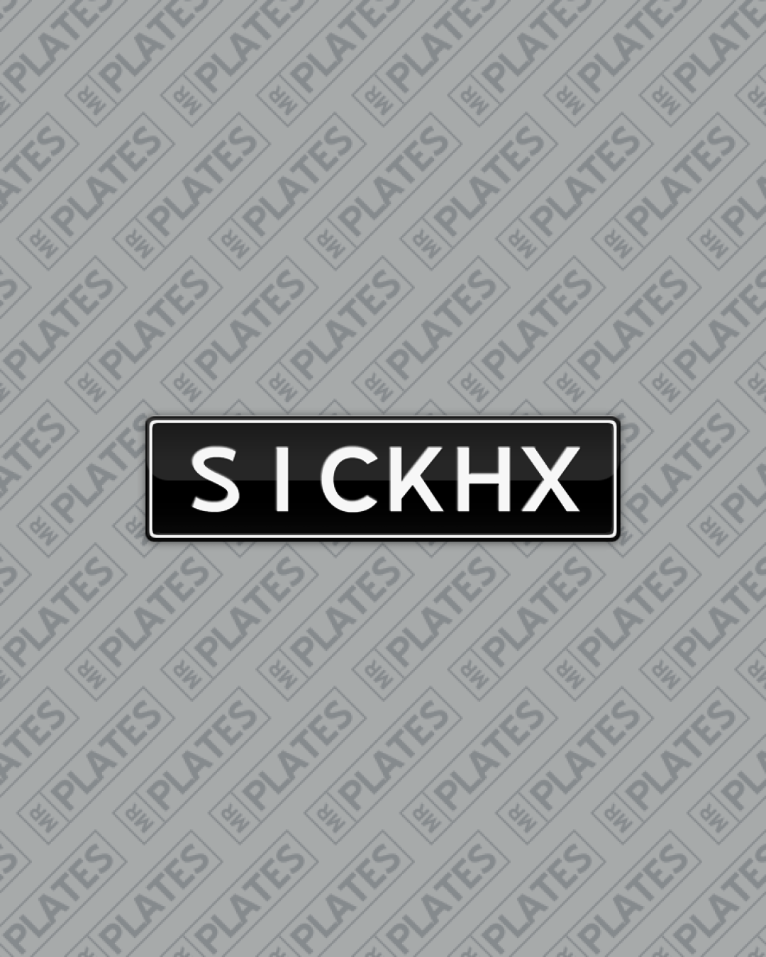 SICKHX (Sick HX) Number Plates For Sale, VIC - MrPlates