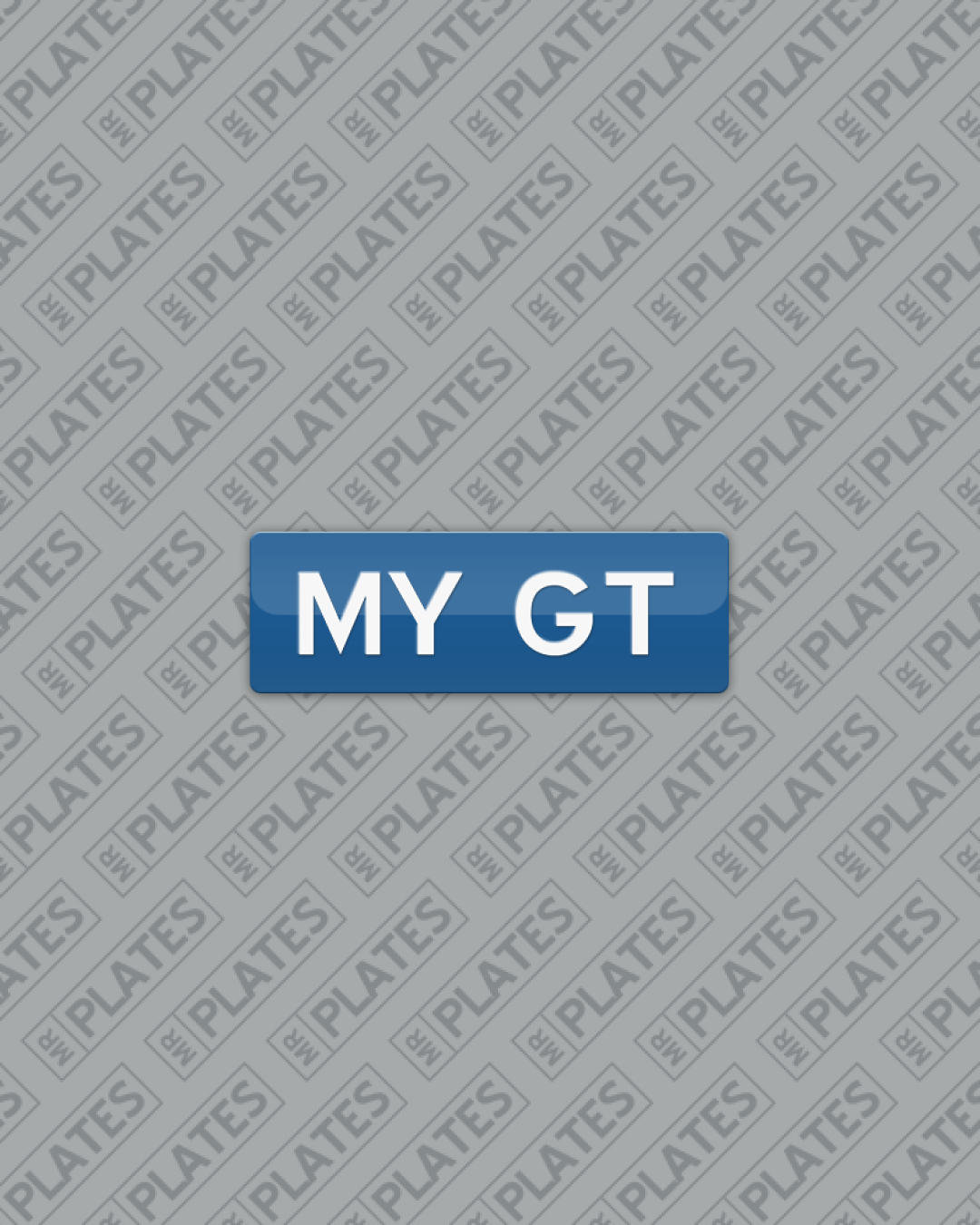 MY GT Number Plates For Sale, QLD - MrPlates
