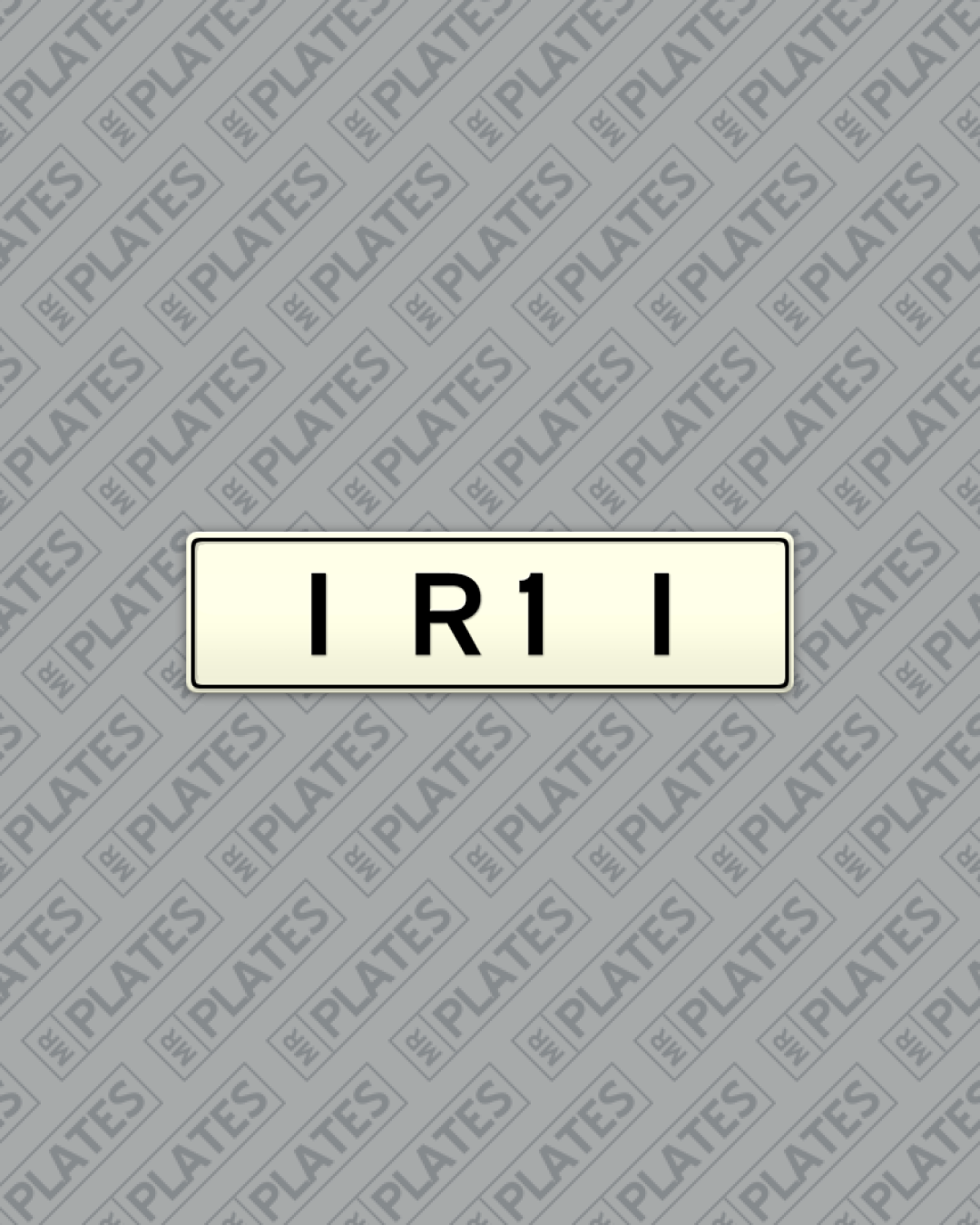 I R1 I Number Plates For Sale - MrPlates