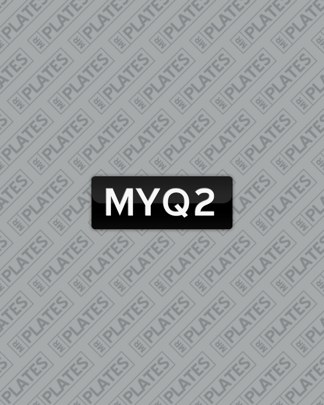 MYQ2 (Audi Q2) Number Plates For Sale, VIC - MrPlates