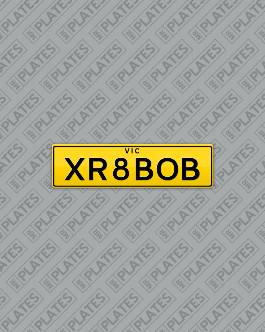 XR8BOB (XR8 Bob) Number Plates For Sale, VIC - MrPlates