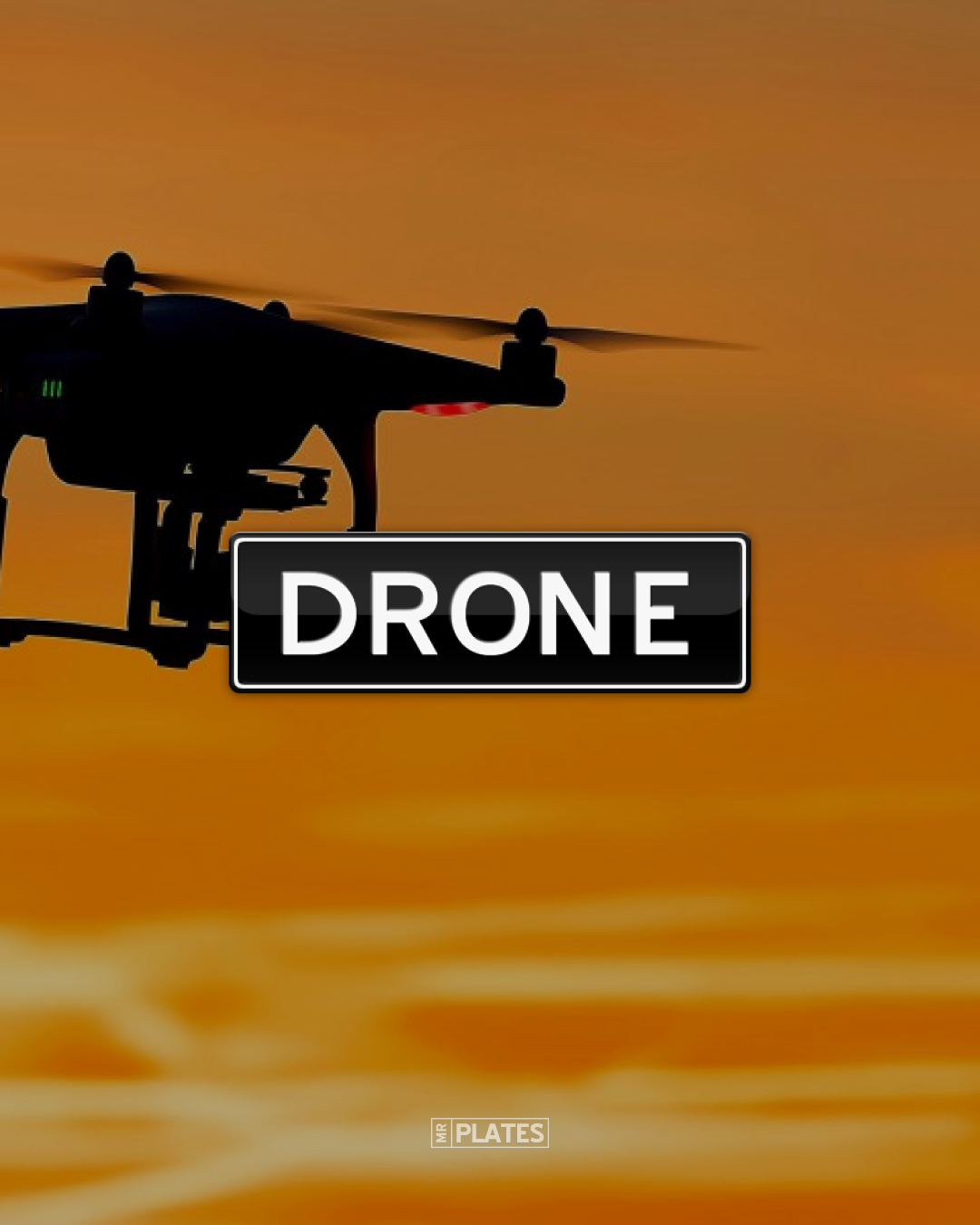 DRONE Number Plates For Sale, WA - MrPlates