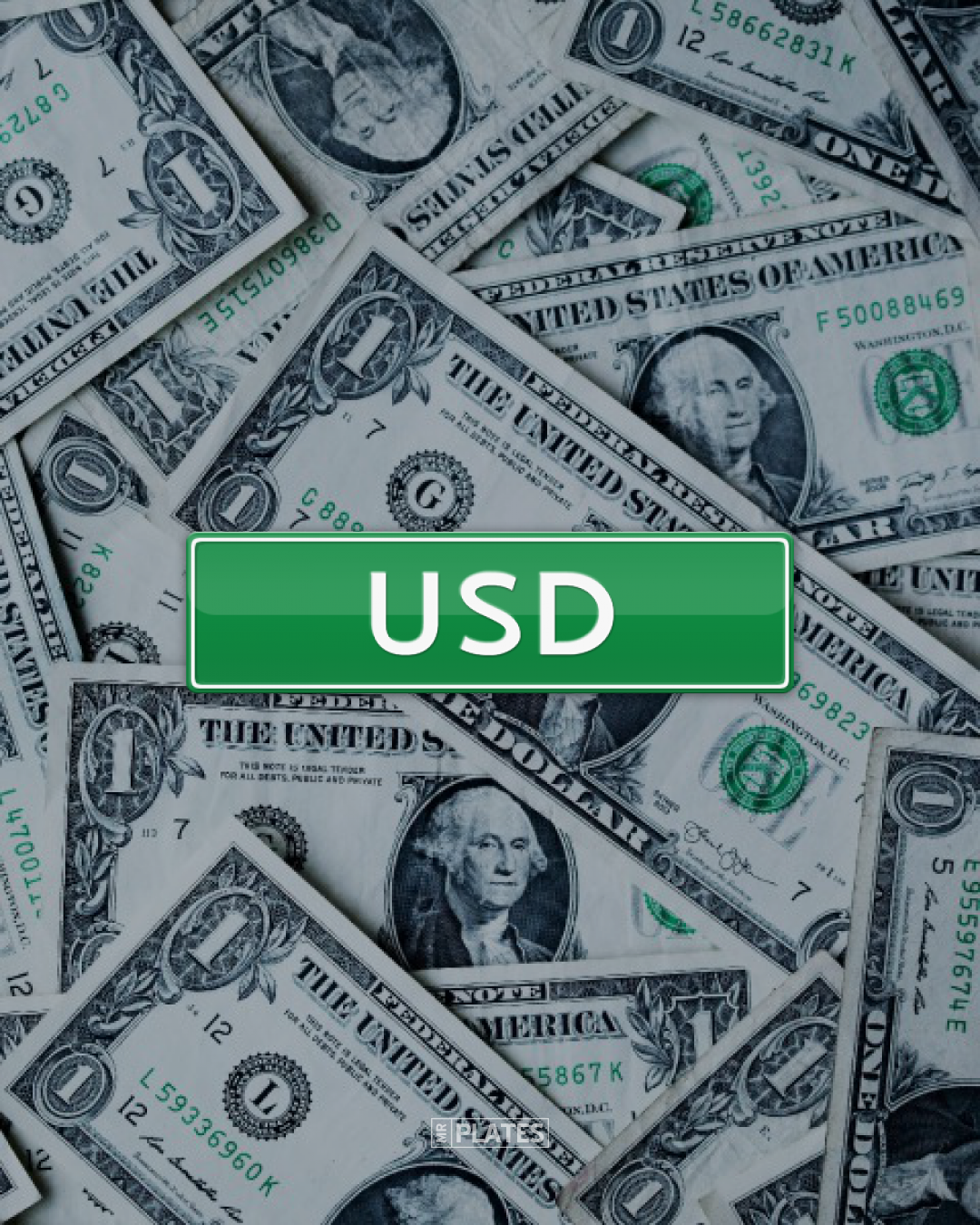 USD (United States Dollar) Number Plates For Sale, NSW - MrPlates