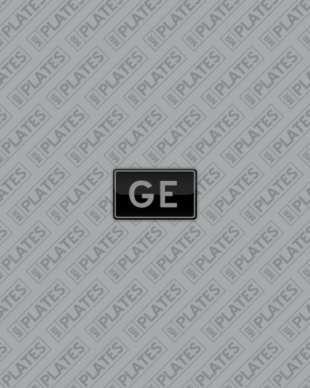 GE Number Plates For Sale, VIC - MrPlates