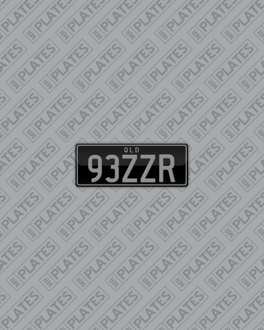 93ZZR Number Plates For Sale, QLD - MrPlates