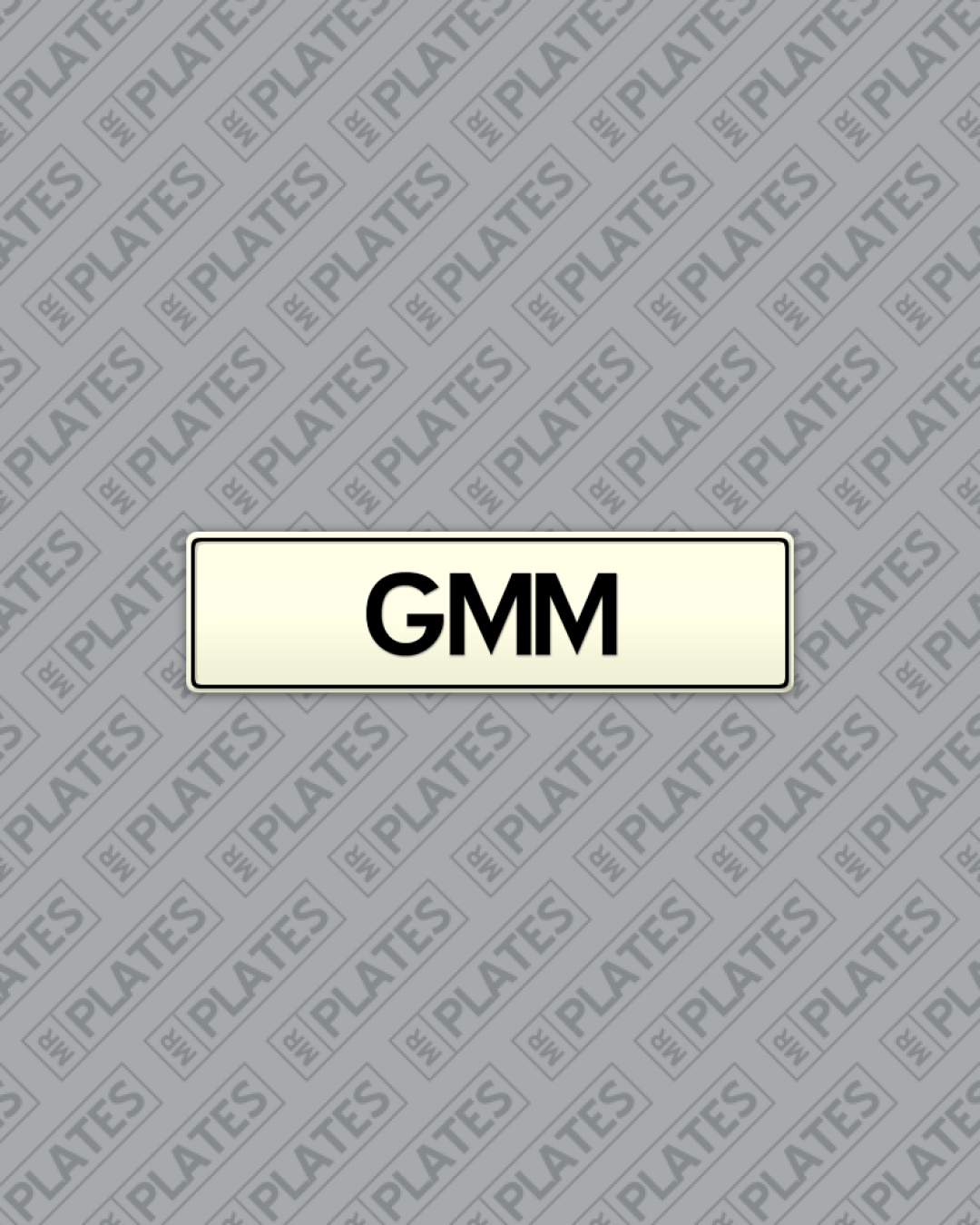 GMM Number Plates For Sale - MrPlates