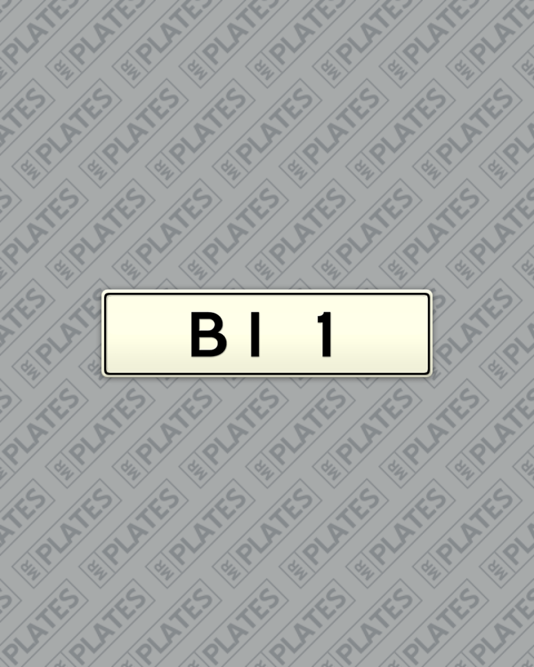 BI 1 Number Plates For Sale - MrPlates