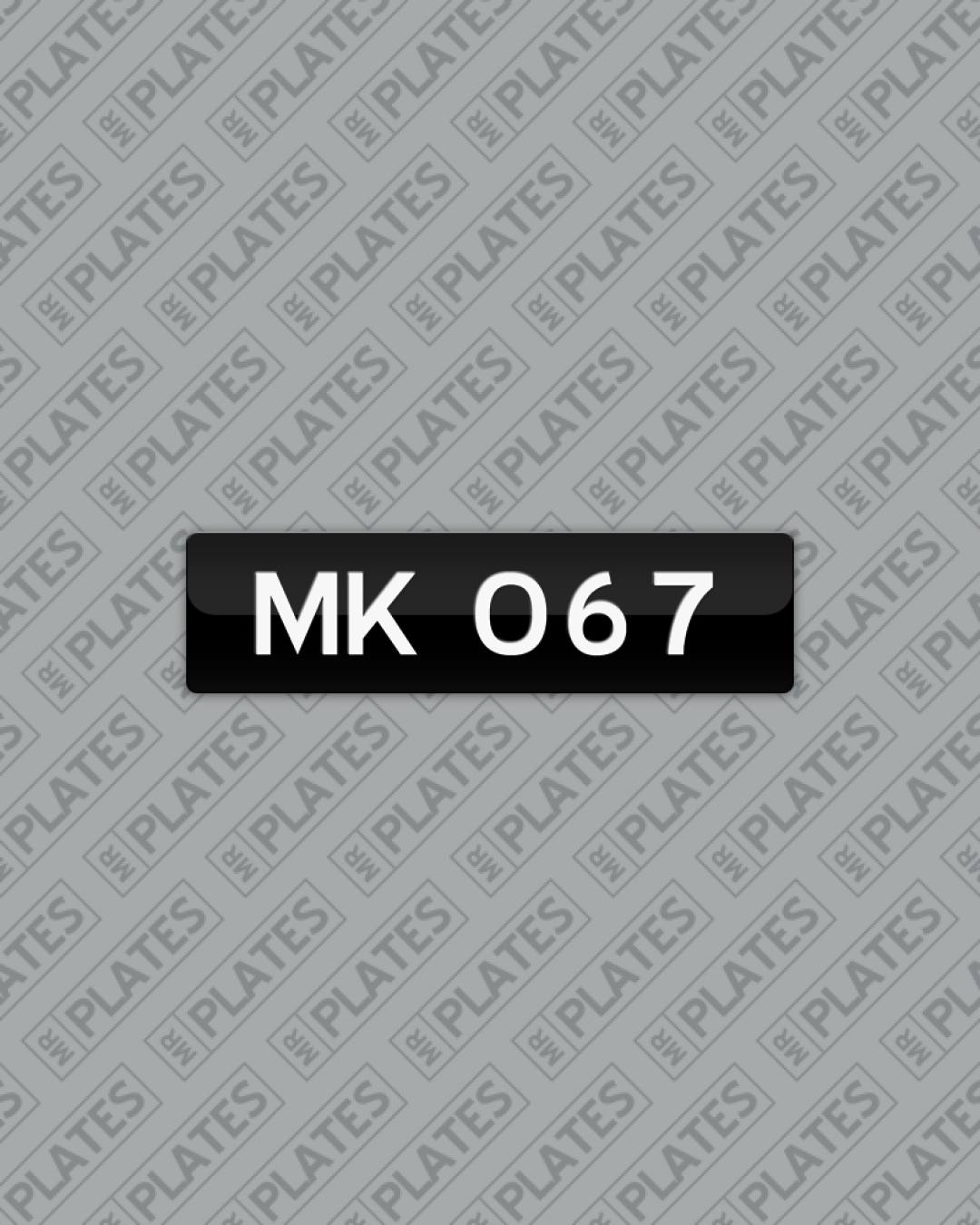 MK 067 Number Plates For Sale, VIC - MrPlates