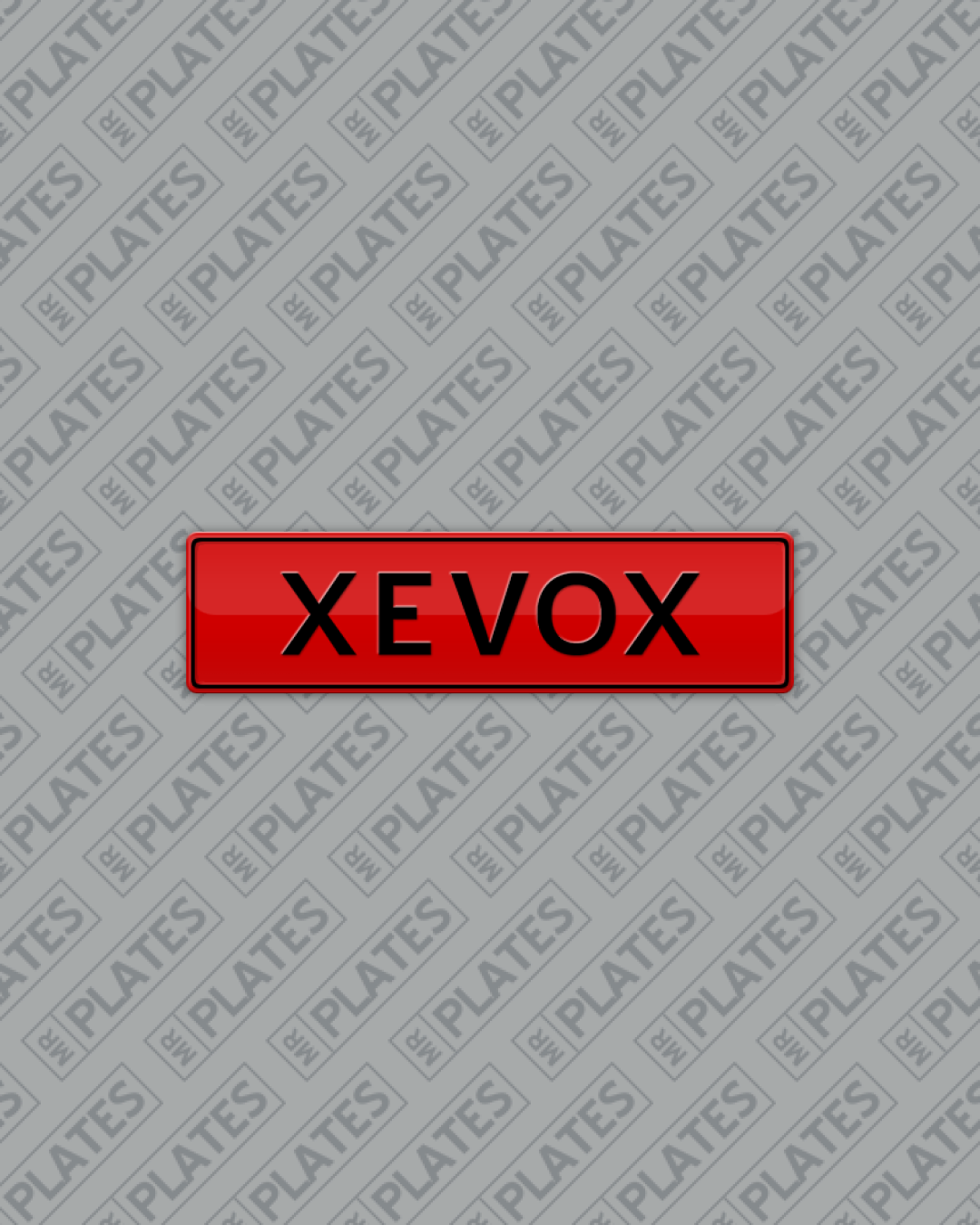 XEVOX (Evo) Number Plates For Sale, NSW - MrPlates