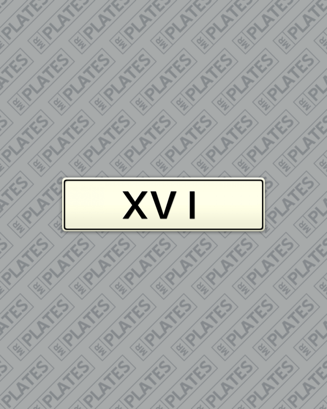 XVI Number Plates For Sale - MrPlates