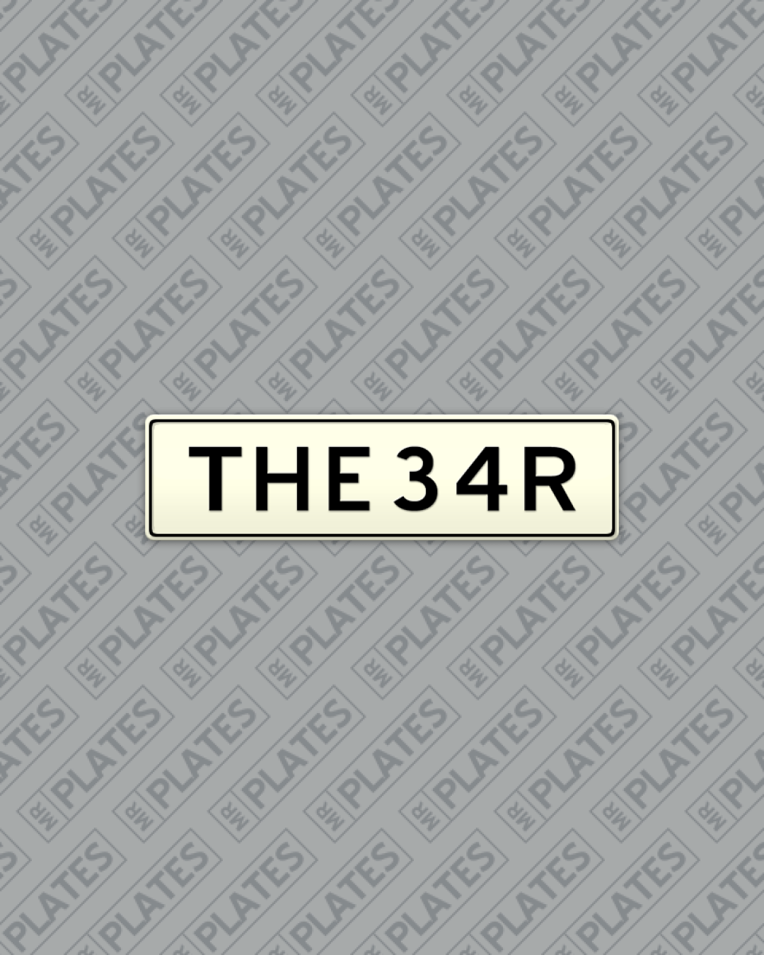 THE34R (The 34R) Number Plates For Sale, NSW - MrPlates