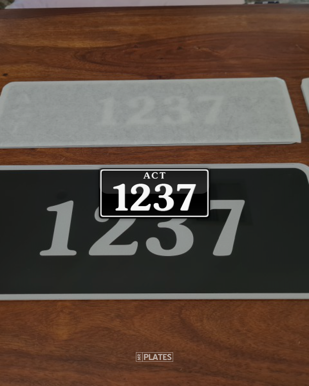 1237 Number Plates For Sale, ACT - MrPlates