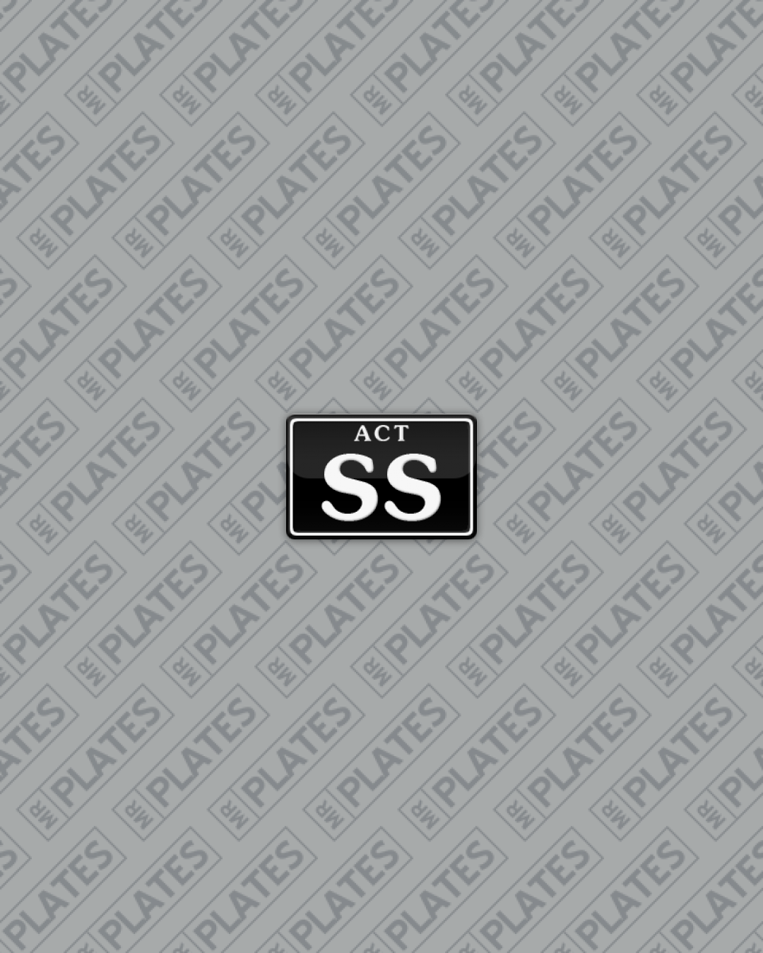 SS Number Plates For Sale, ACT - MrPlates