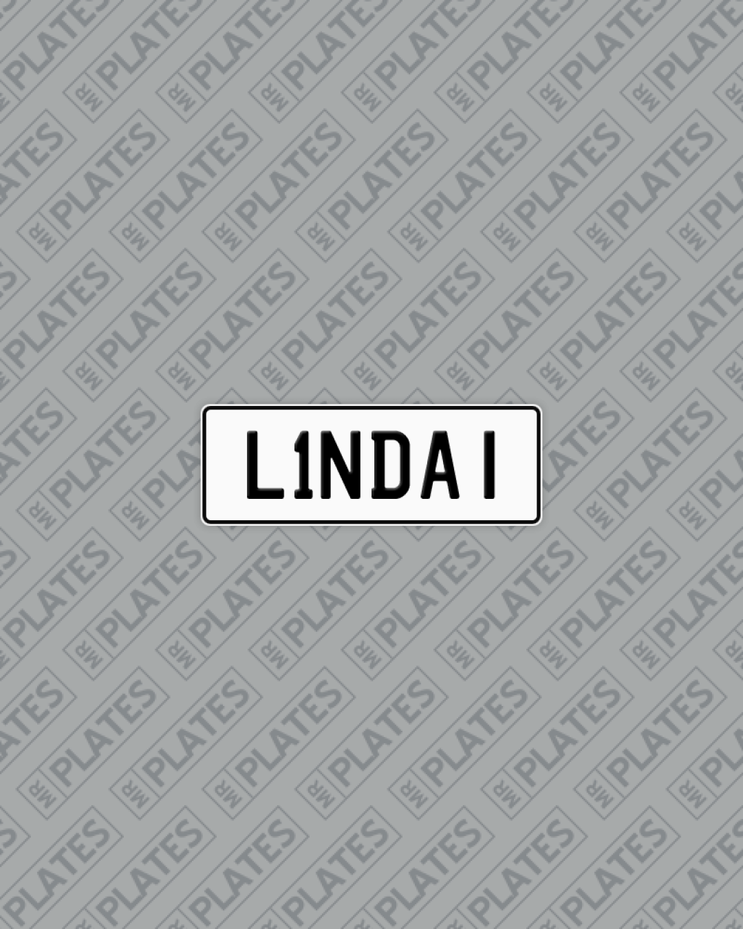 L1NDA I (LINDA 1) Number Plates For Sale - MrPlates
