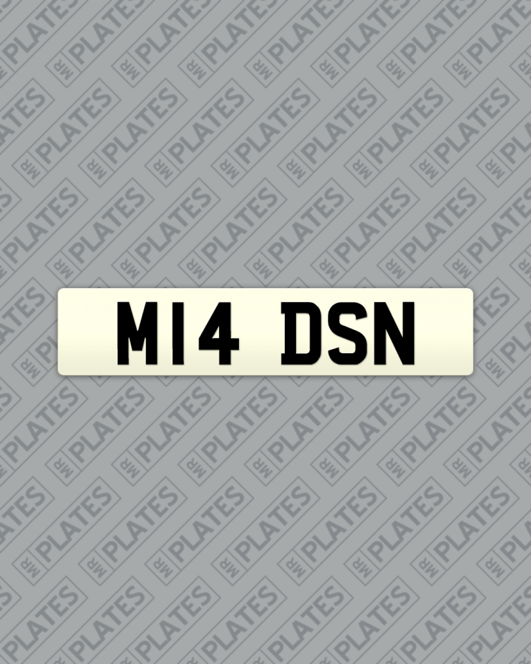 M14 DSN (Madison) Number Plates For Sale - MrPlates