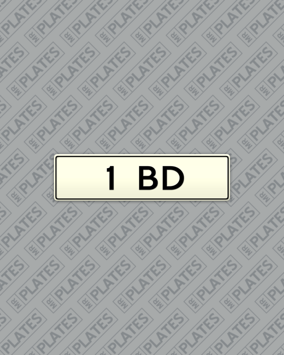 1 BD Number Plates For Sale - MrPlates