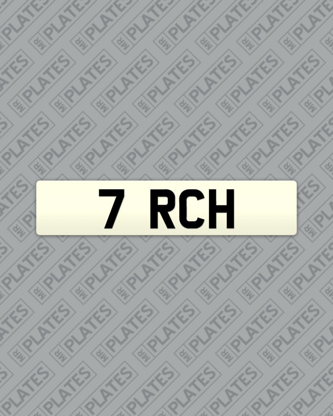 7 RCH Number Plates For Sale - MrPlates