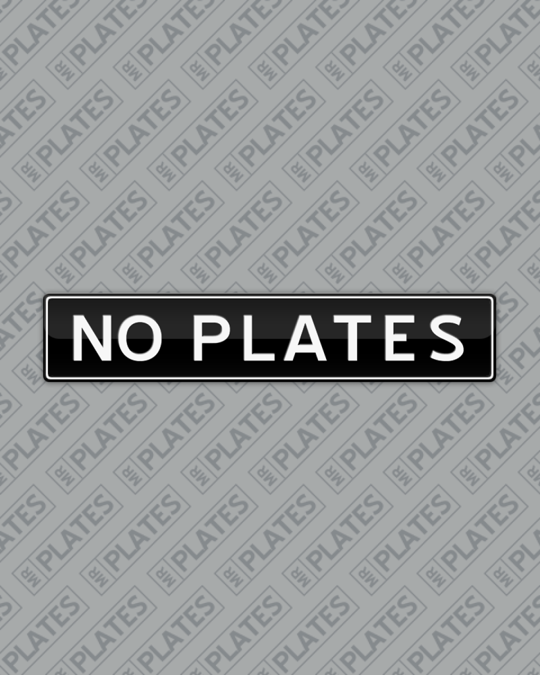 NO PLATES Number Plates For Sale, WA - MrPlates