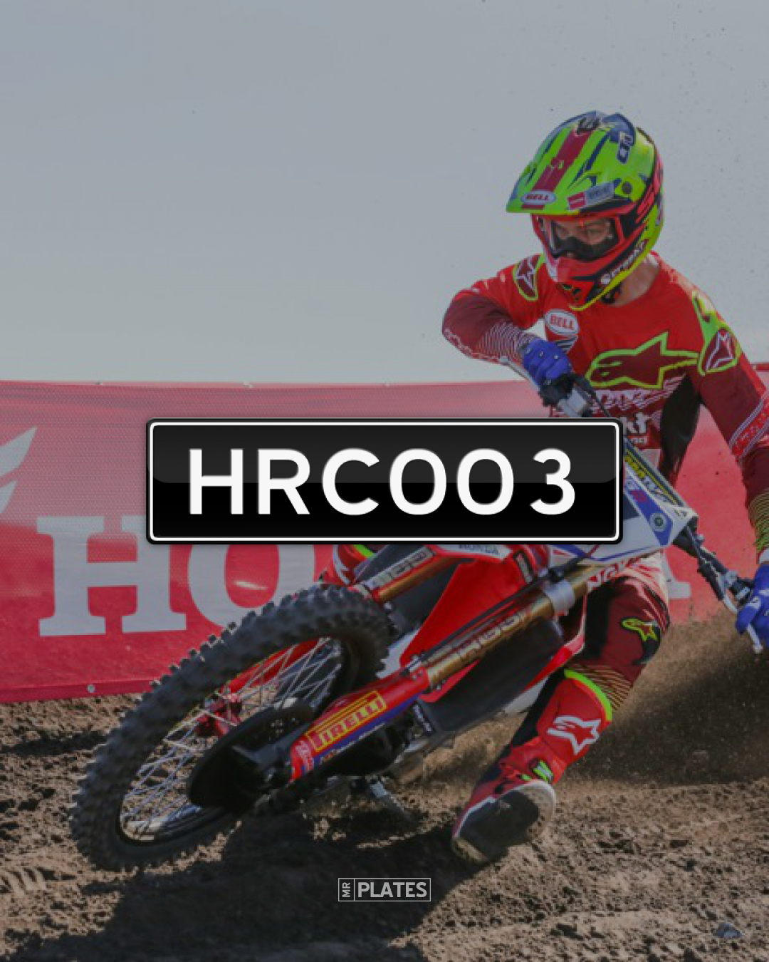 HRC003 (Honda Racing) Number Plates For Sale, VIC - MrPlates