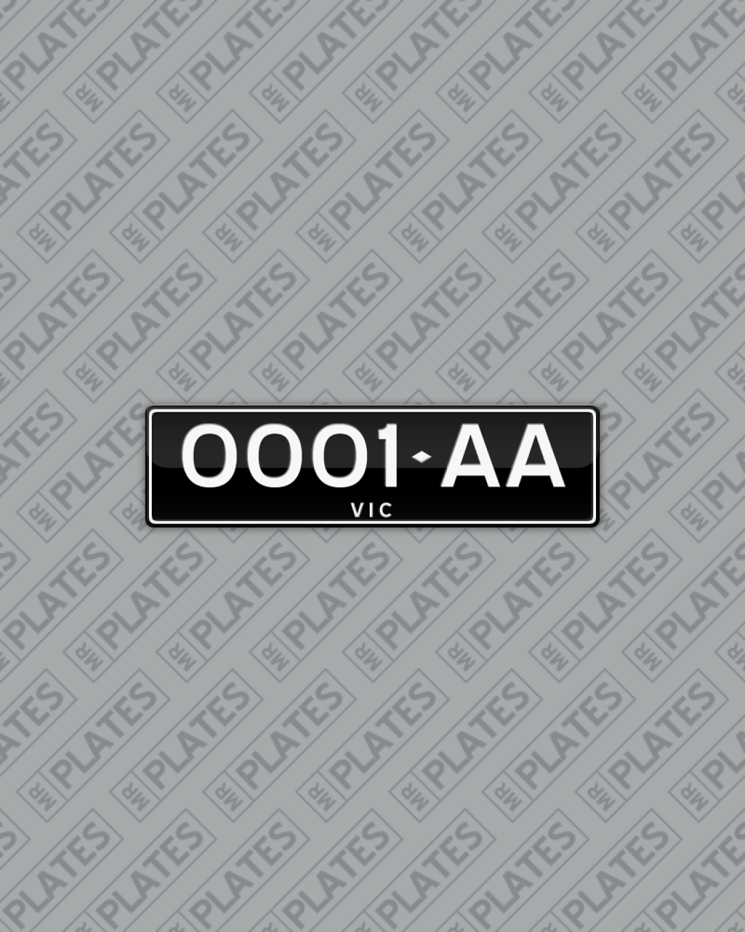 0001·AA (0001AA) Number Plates For Sale, VIC - MrPlates