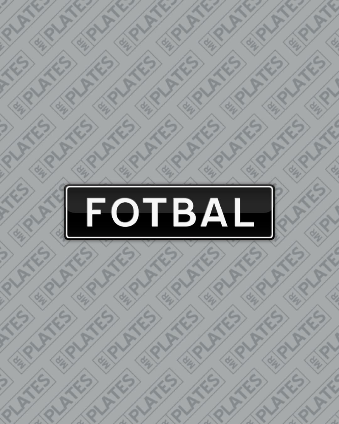 FOTBAL (FOOTBALL) Number Plates For Sale, VIC - MrPlates