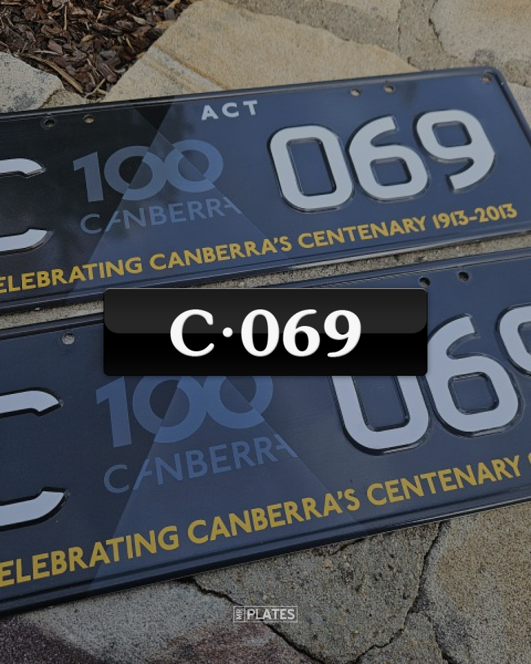C·069 (C 069) Number Plates For Sale, ACT - MrPlates