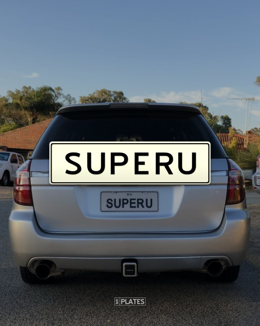 SUPERU (Super Subaru) Number Plates For Sale, WA - MrPlates