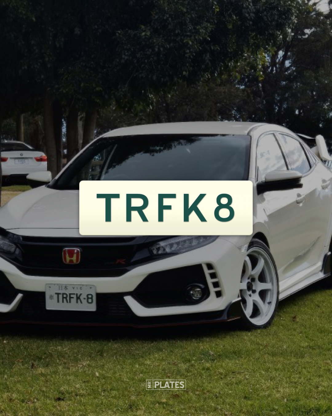 TRFK8 (Type R FK8) Number Plates For Sale, VIC - MrPlates